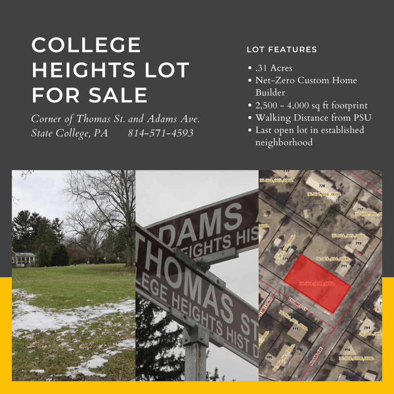 College Heights Lot Available - Envinity | State College, PA