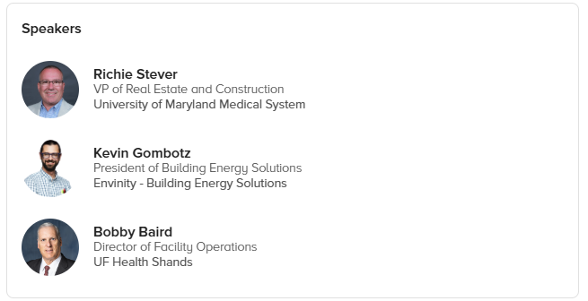 Cleanmed 2025 - Atlanta - "How to Speak Facilities" - Envinity | State ...